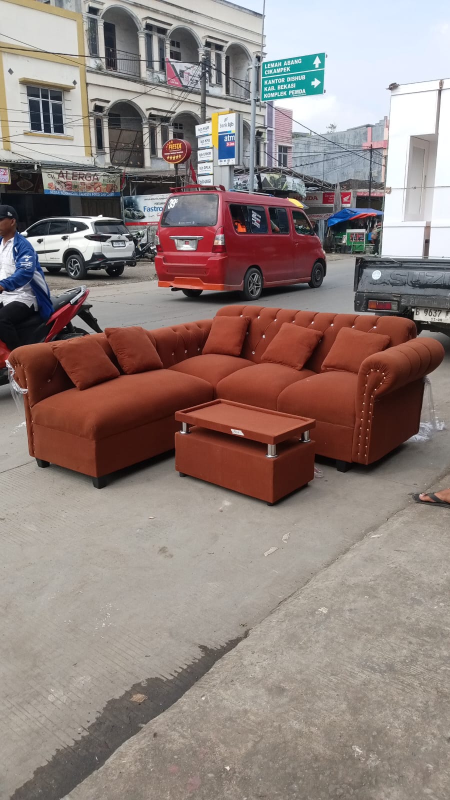 (55) SOFA L KANCING SATA